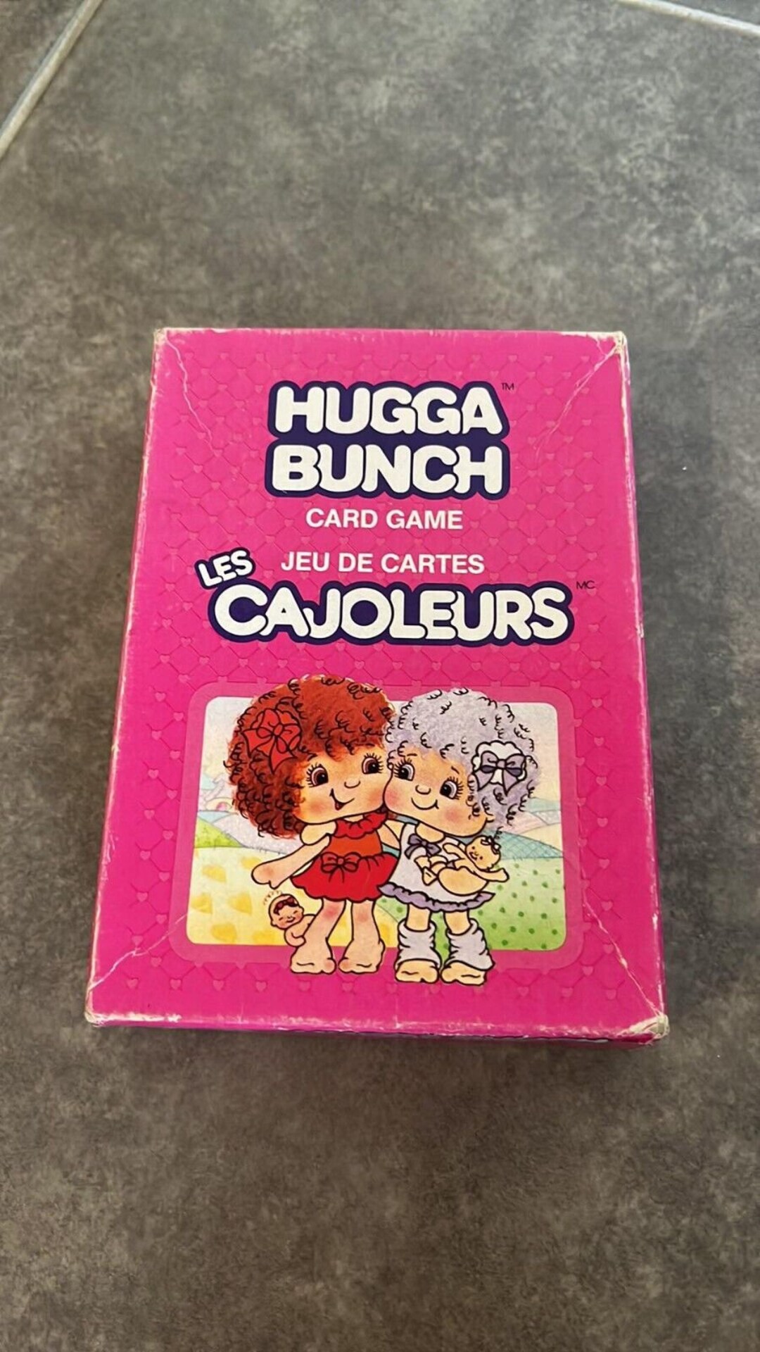 Hugga Bunch 3-in-1 Match and Hug Card Game Parker Brothers 80s 1985 ...