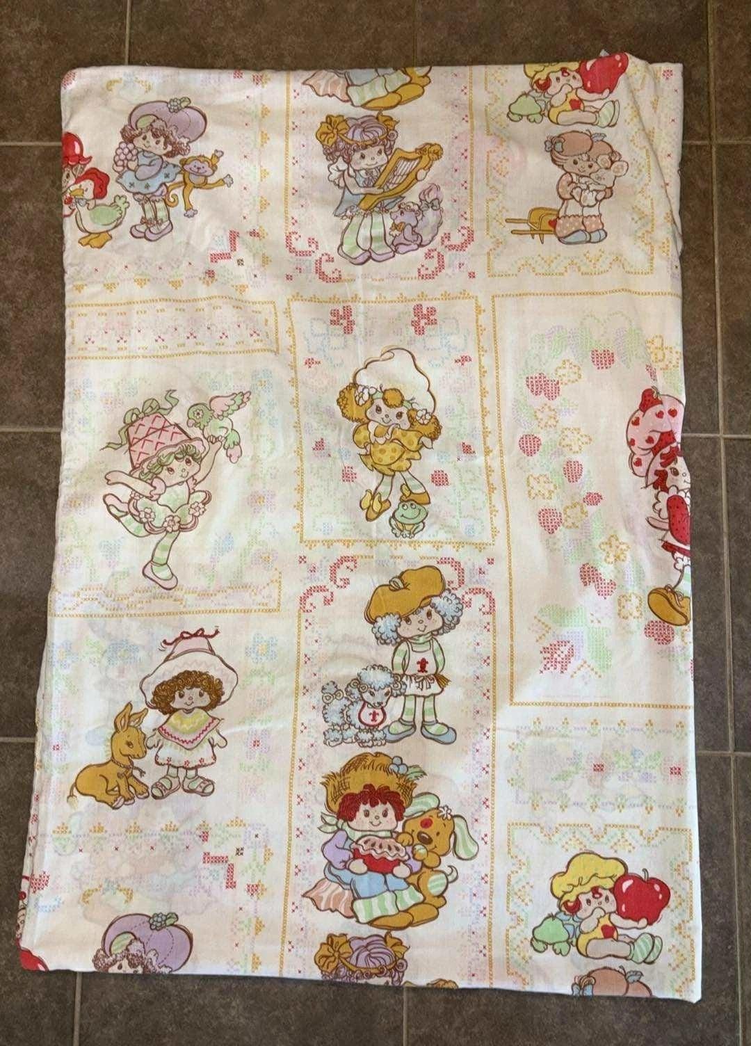 Vintage Strawberry Shortcake Twin Size Duvet Bed Cover 53x77 Inch - Etsy