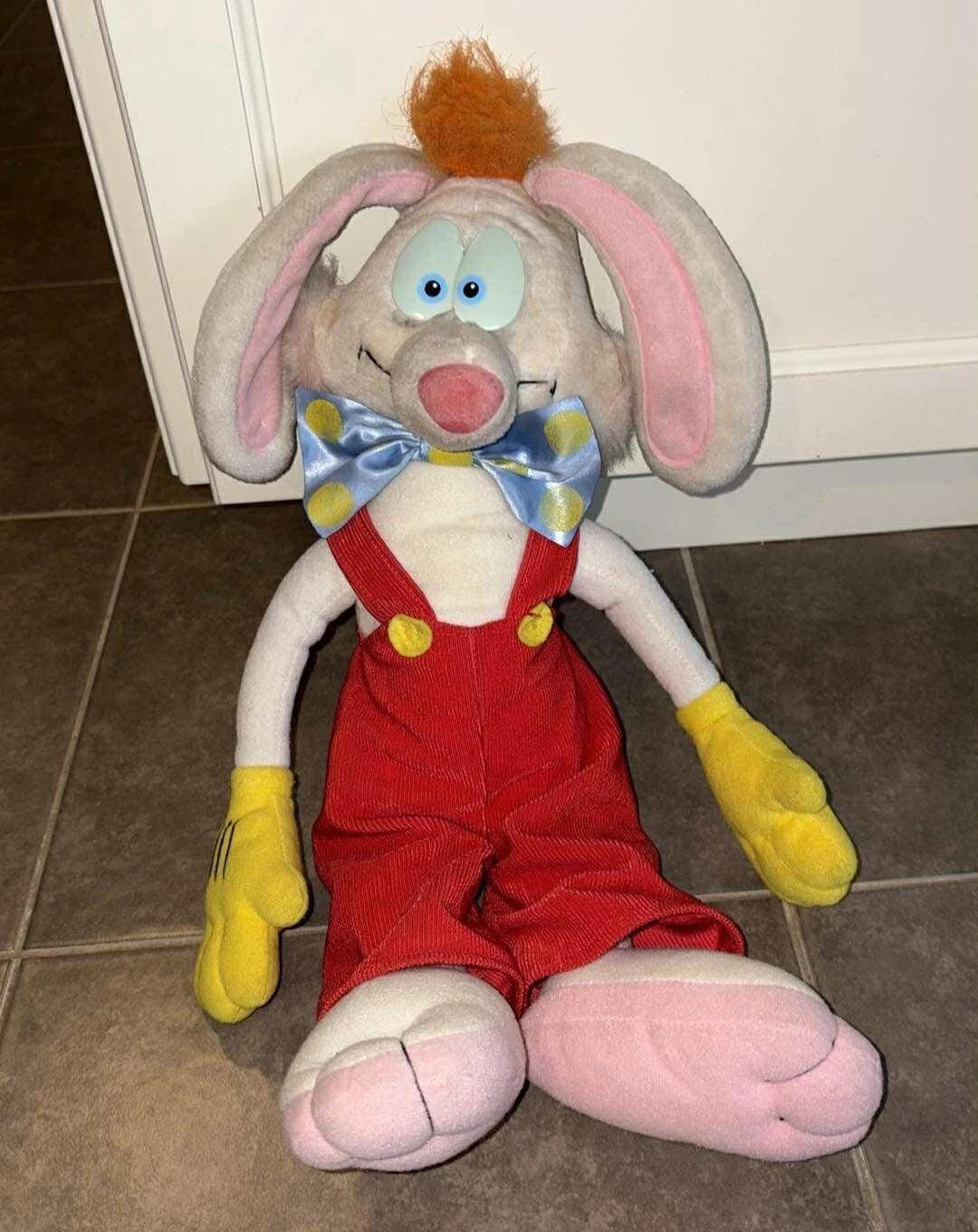 Vintage 1988 Disney's Roger Rabbit Playskool 18" Plush Doll Stuffed ...