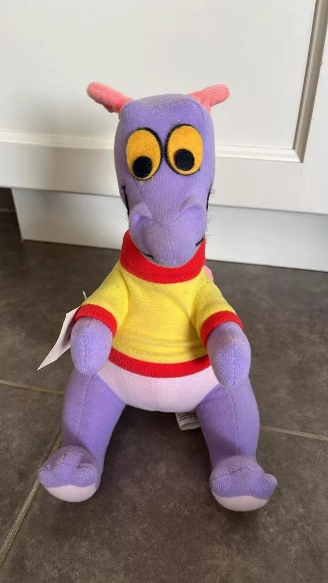 Vintage 1982 Walt Disney Figment Plush Toy Epcot Center Stuffed Animal ...