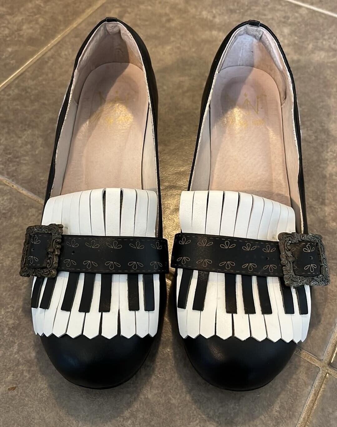 Vintage Ladies Piano Music Note Shoes 2" Heel Size 6 READ - Etsy