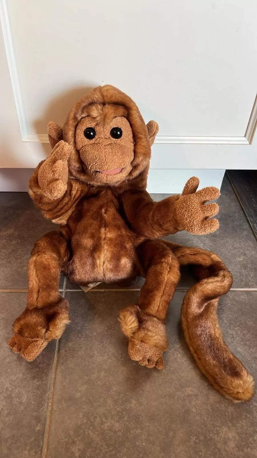 Folkmanis Classic Monkey Hand Puppet - Etsy