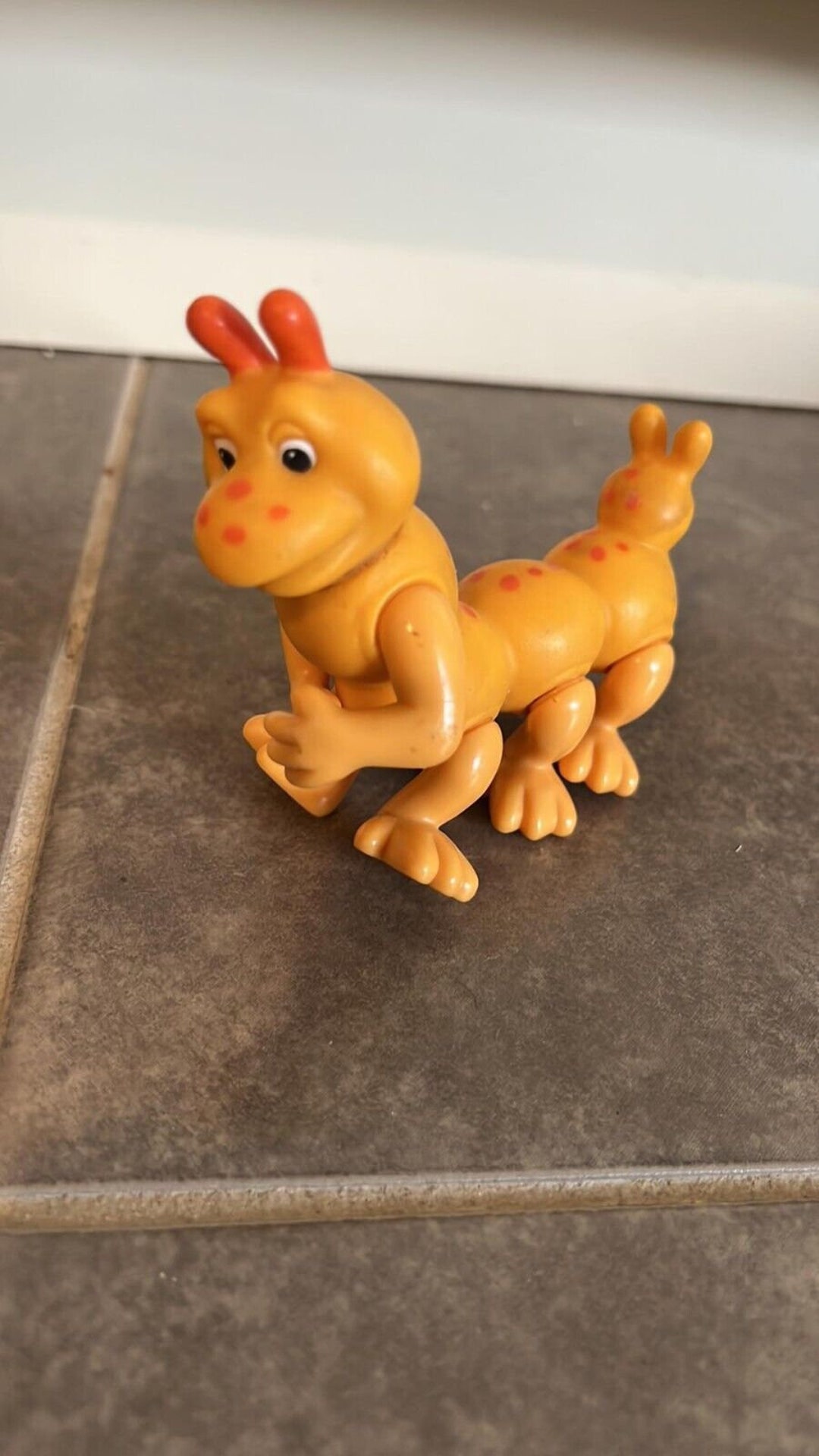 Vintage 1986 Teddy Ruxpin Grubby Cattepillar Action Figure Toy PVC ...