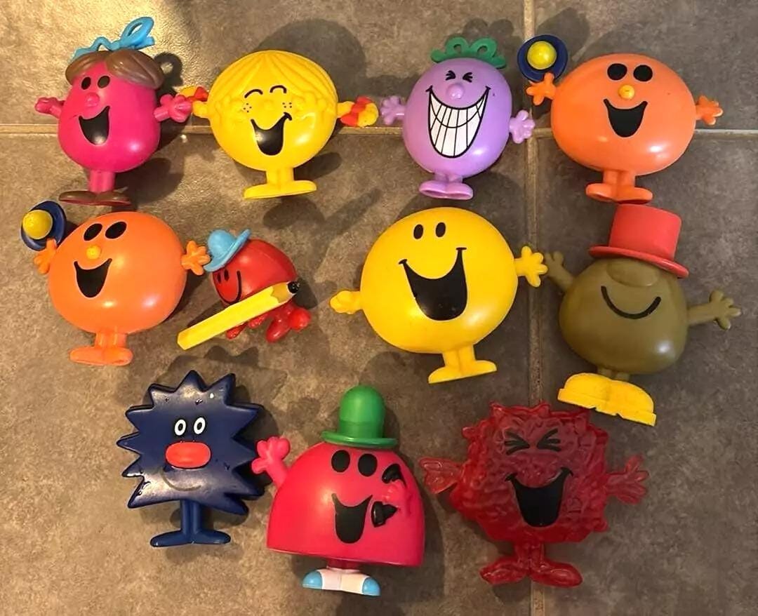 Mcdonalds Mr Men Little Miss Action Figure Lot 11 Toys Included - Etsy