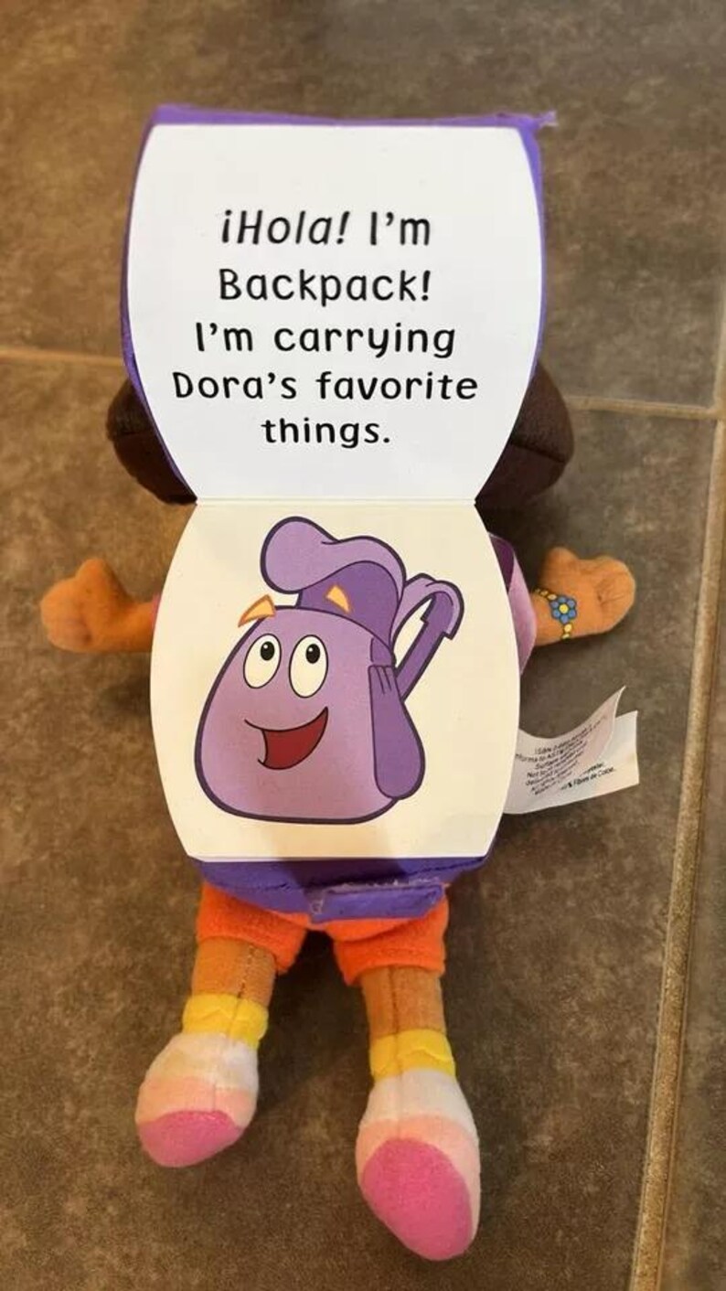 Dora the Explorer Plush Toy Cute Dora Stuffed Doll With Backpack Book ...