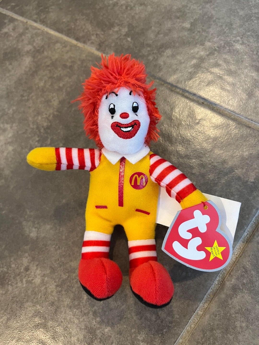 Ty Beanie Babies Ronald Mcdonald Mini Plush Toy 5 Inches - Etsy UK