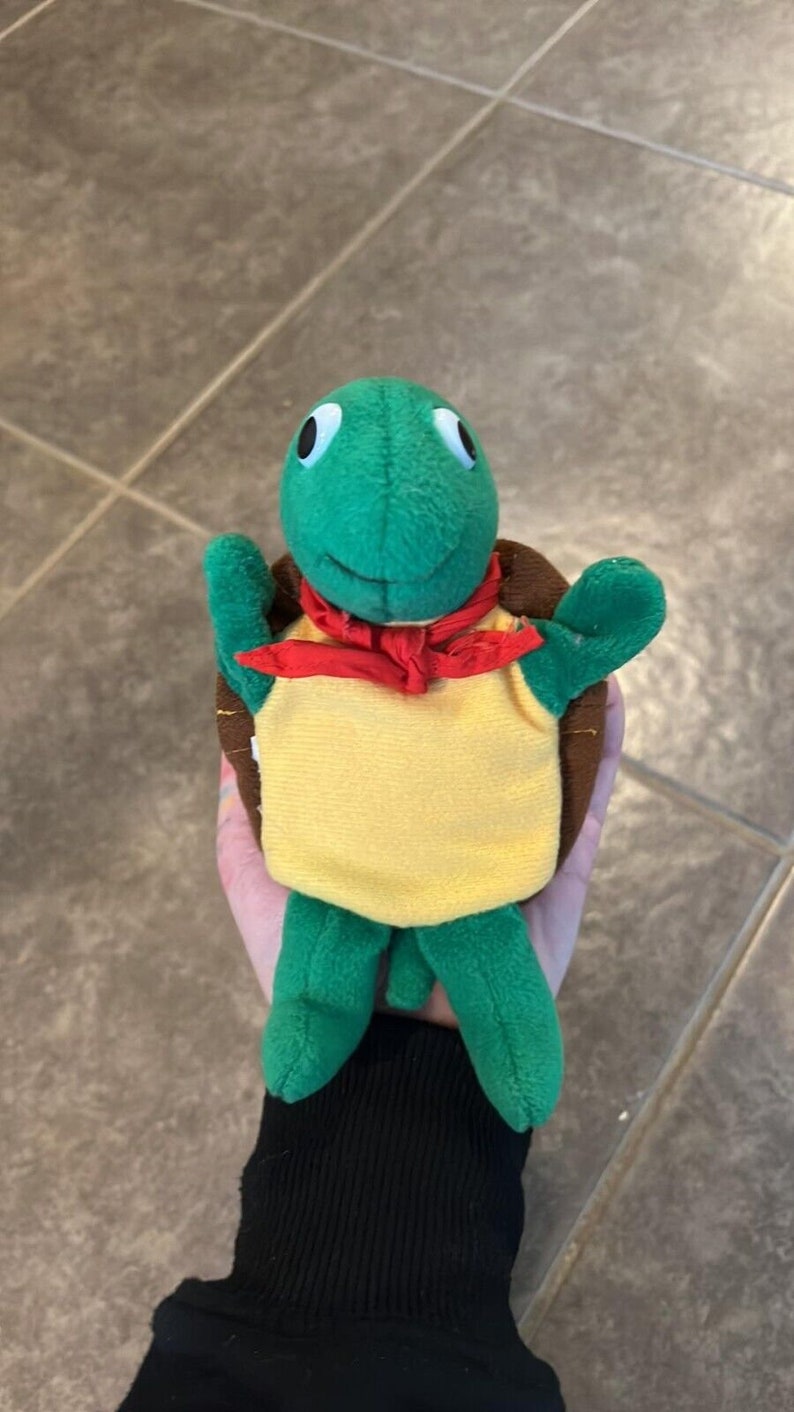Vintage Franklin the Turtle Mini Plush Toy 6 - Etsy