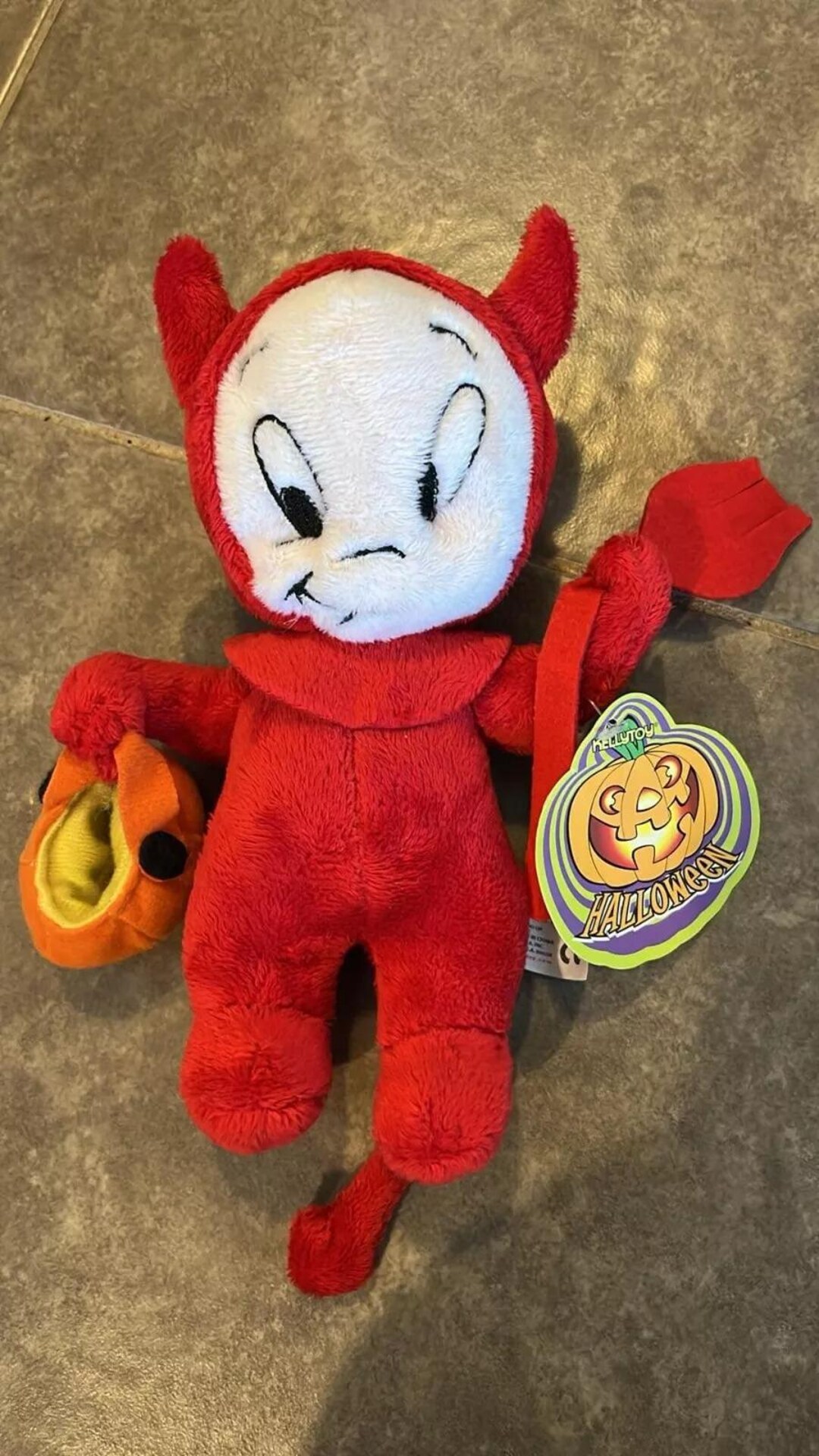 Casper the Friendly Ghost Devil Halloween Plush 8 - Etsy