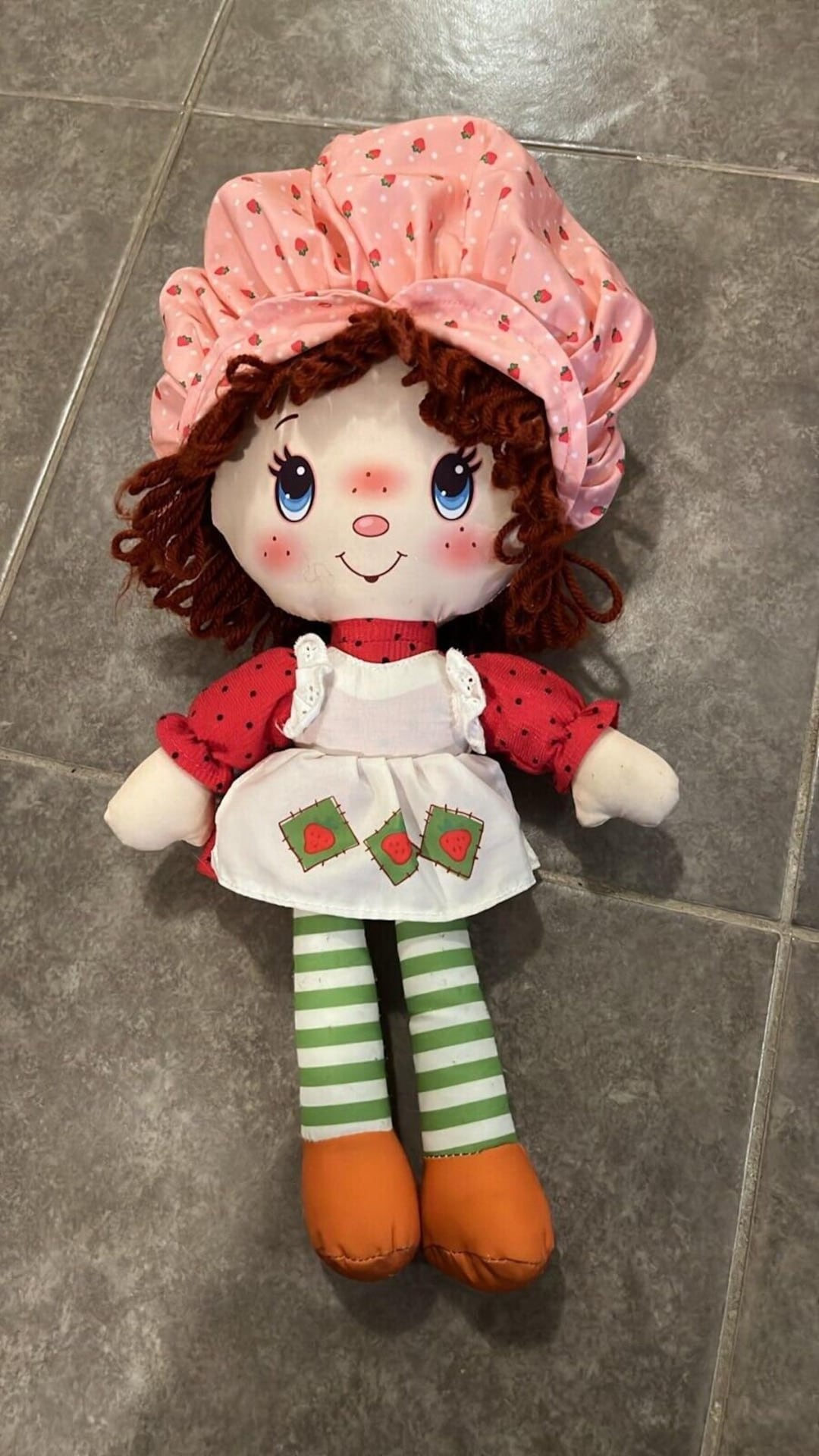Vintage Strawberry Shortcake Plush Doll Stuffed Toy 16" - Etsy