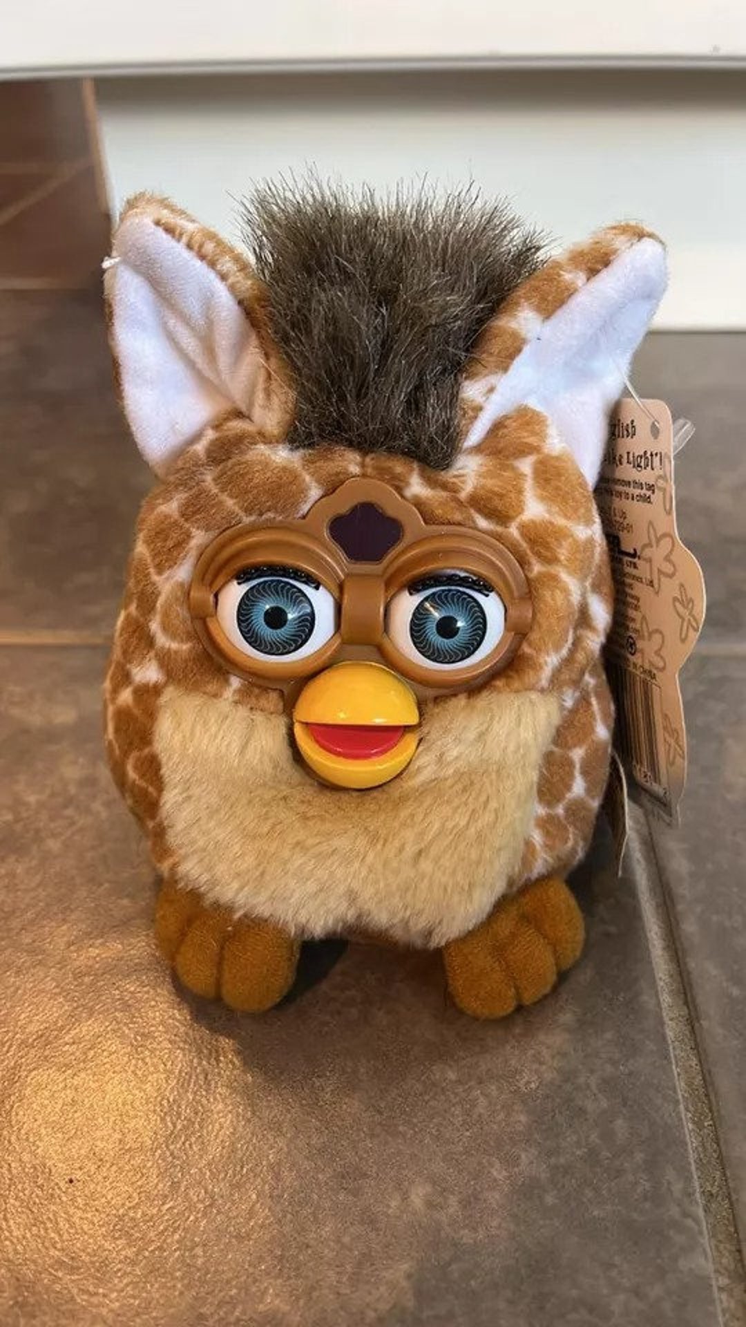 1999 Tiger Furby Buddies Plush Beanbag Giraffe Blue Eyes Plush Toy - Etsy