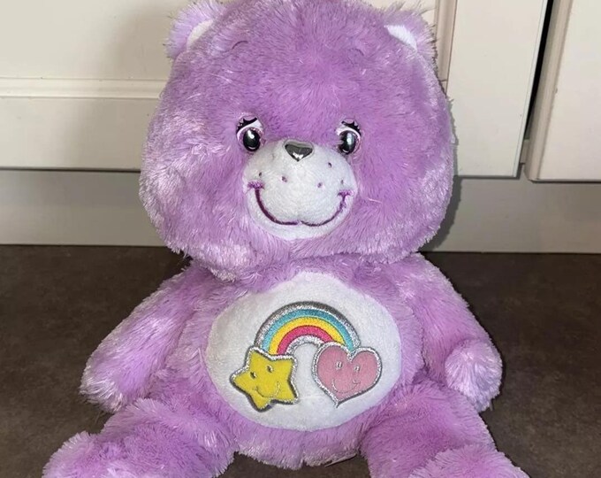 Best Friend Care Bear 25th Anniversary Silver Accent RARE - Etsy