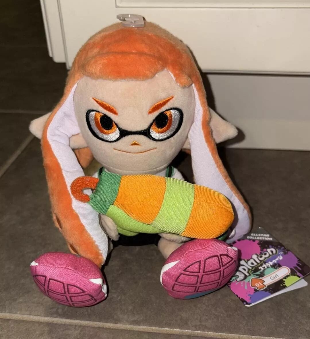 Nintendo Splatoon Inkling Girl Orange Plush 9" Stuffed Toy - Etsy