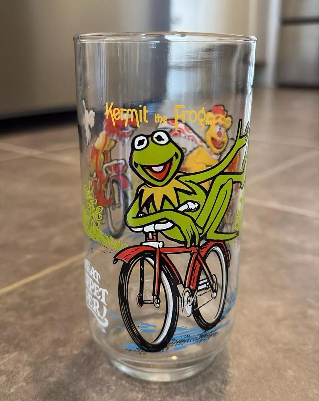 1981 Mcdonalds the Great Muppet Caper Kermit the Frog Drinking Glass ...