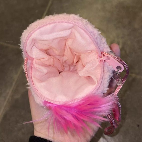 Sesame Street Moppy Pink Elmo Japan Mascot Coin Purse - Gem