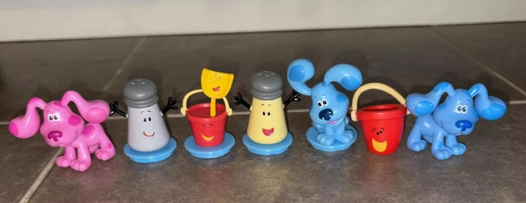 Blues Clues Mini Figures Lot of 7 - Etsy