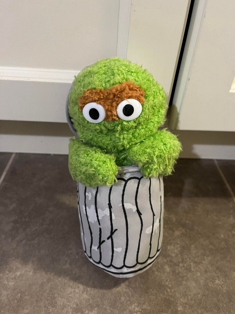 Sesame Street Oscar the Grouch Plush Toy 7 Inches - Etsy Australia