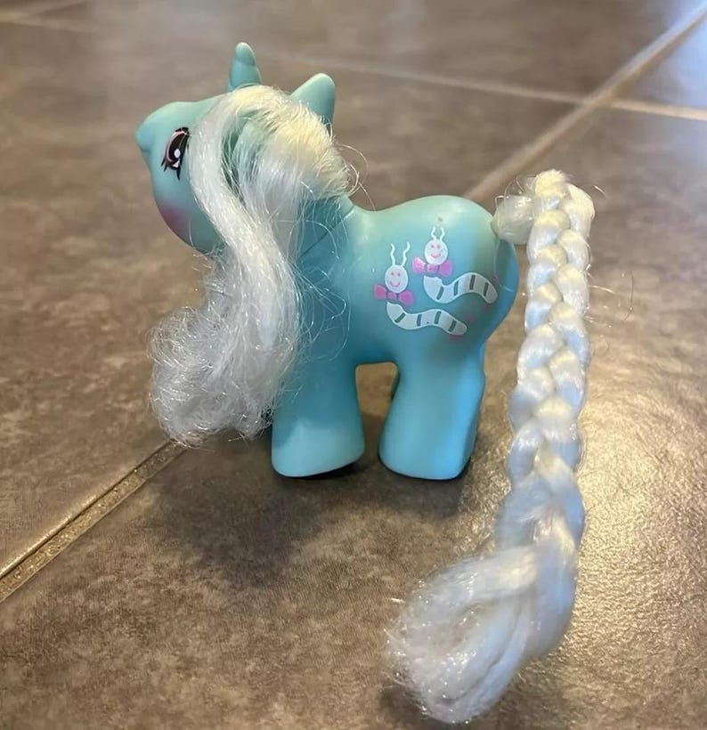 Vintage My Little Pony G1 Baby Wiggles 1987 Newborn Baby Ponies MLP ...