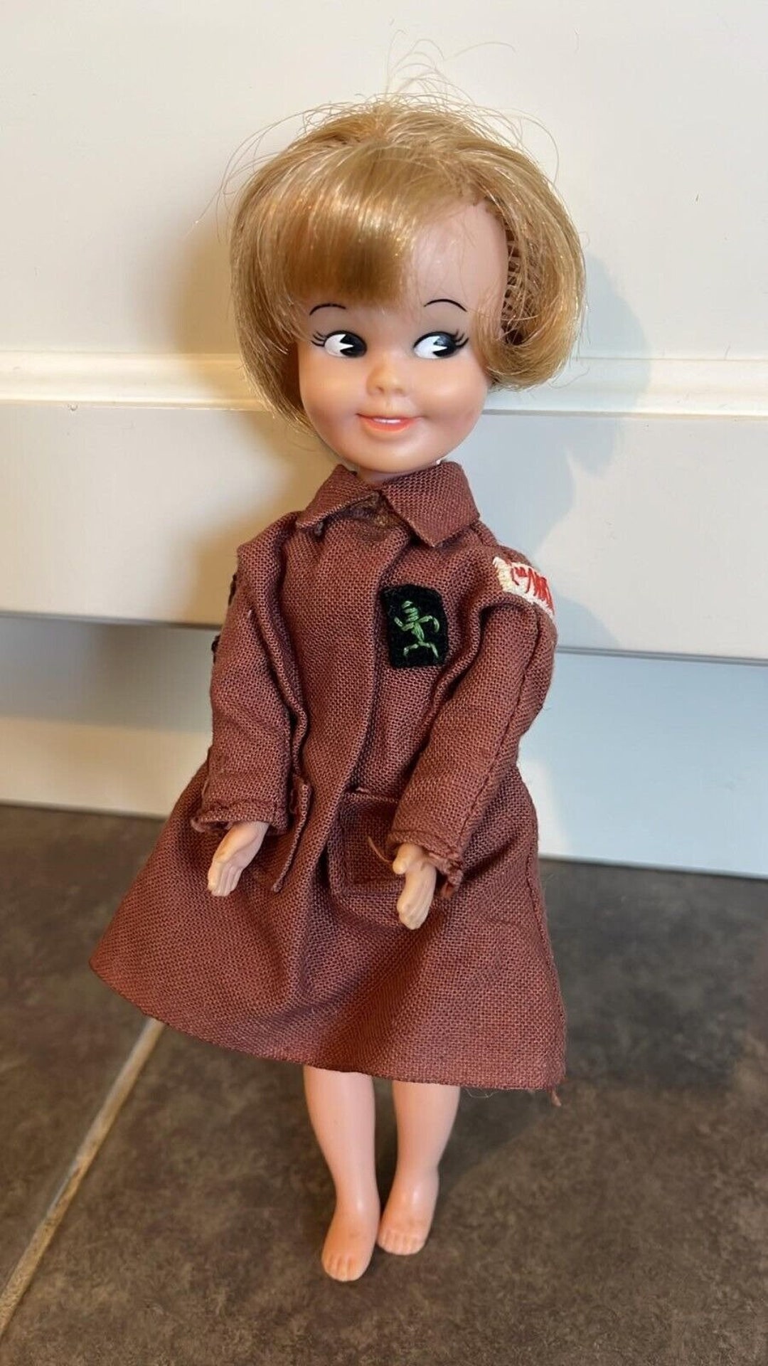 Vintage1963 Penny Brite Doll Deluxe Reading in Brownie Scout Uniform ...