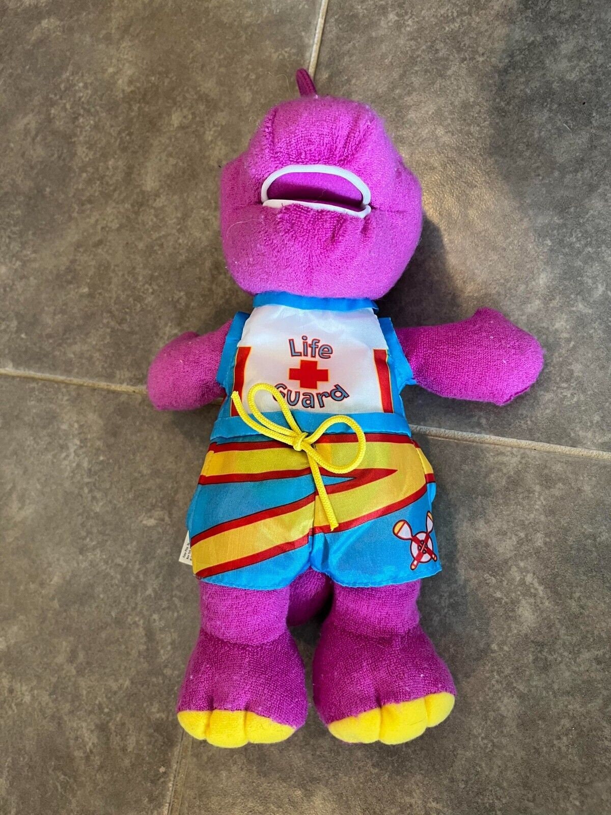 Barney the Dinosaur Plush Lifeguard Swim Shorts Vintage 2001 - Etsy