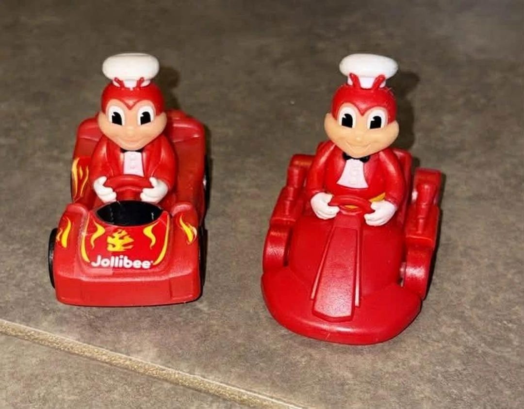 Jollibee Restaurant Philippines Fast Food Figure Toys 2 Included - Etsy