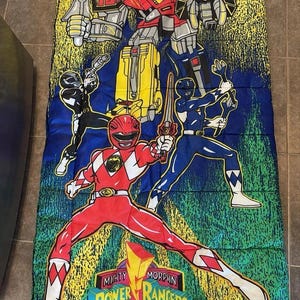Vintage 1994 Mighty Morphin Power Rangers Sleeping Bag Saban - Etsy