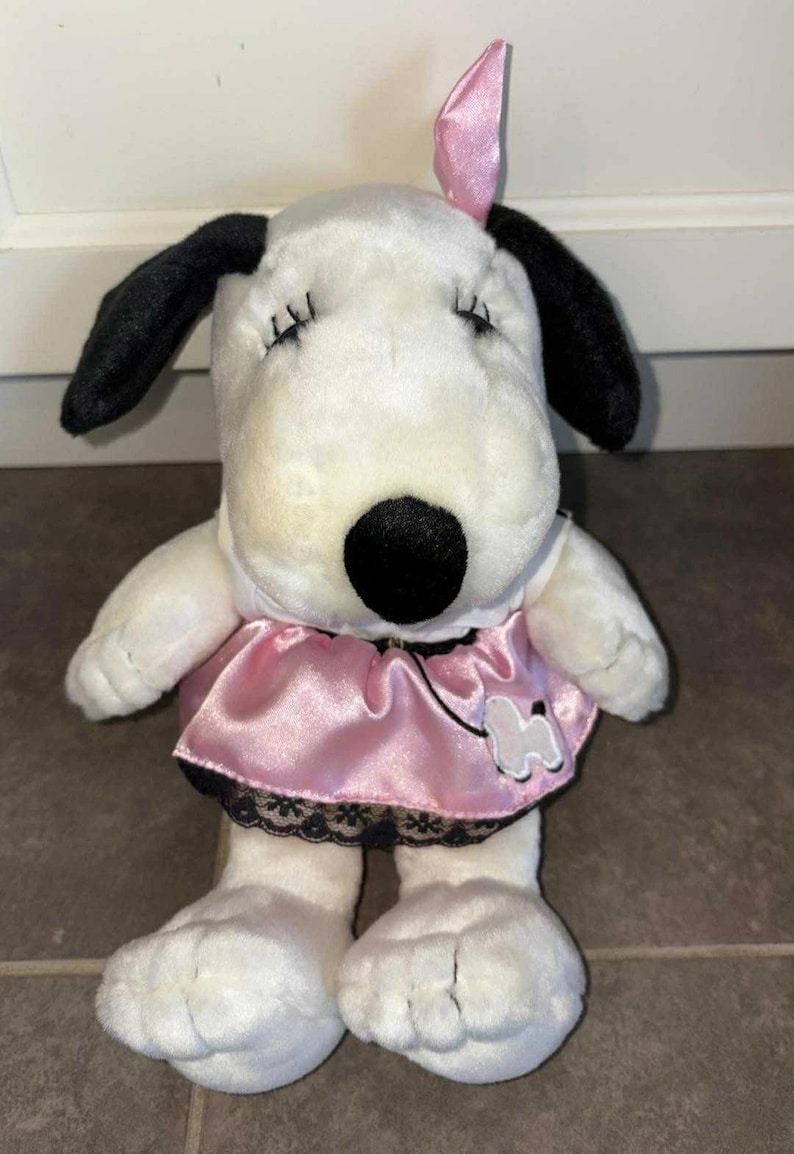Peanuts Snoopy Sister Belle Blouse 1950's Poodle Skirt 10 Inch Plush - Etsy
