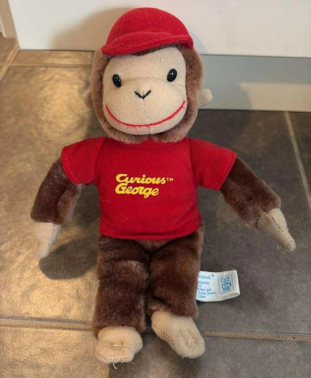 Vintage Curious George Monkey Plush Stuffed Animal Toy 9" - Etsy