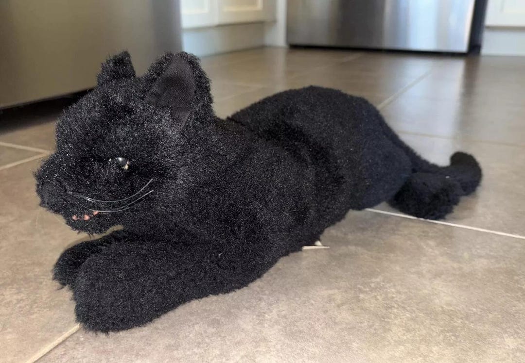 Folkmanis Hand Puppet Black Cat Panther Plush Stuffed Toy 14" - Etsy