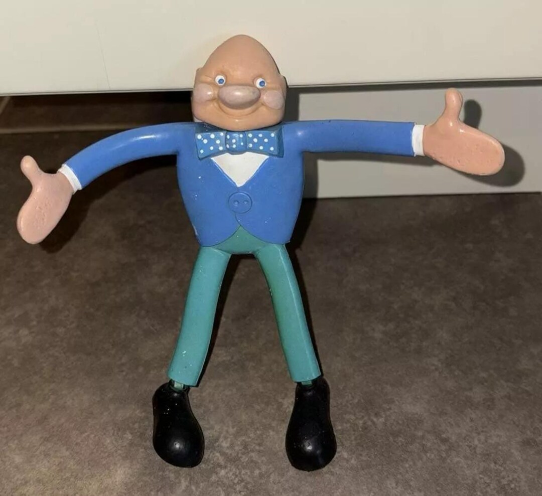Vintage Bendy Man Toy German Scheilch BASF Weichmacher - Etsy