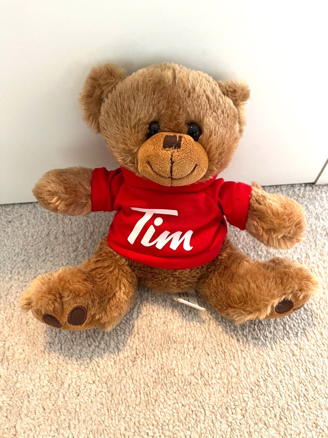 Tim Hortons Canada Teddy Bear Tim Plush Toy - Etsy