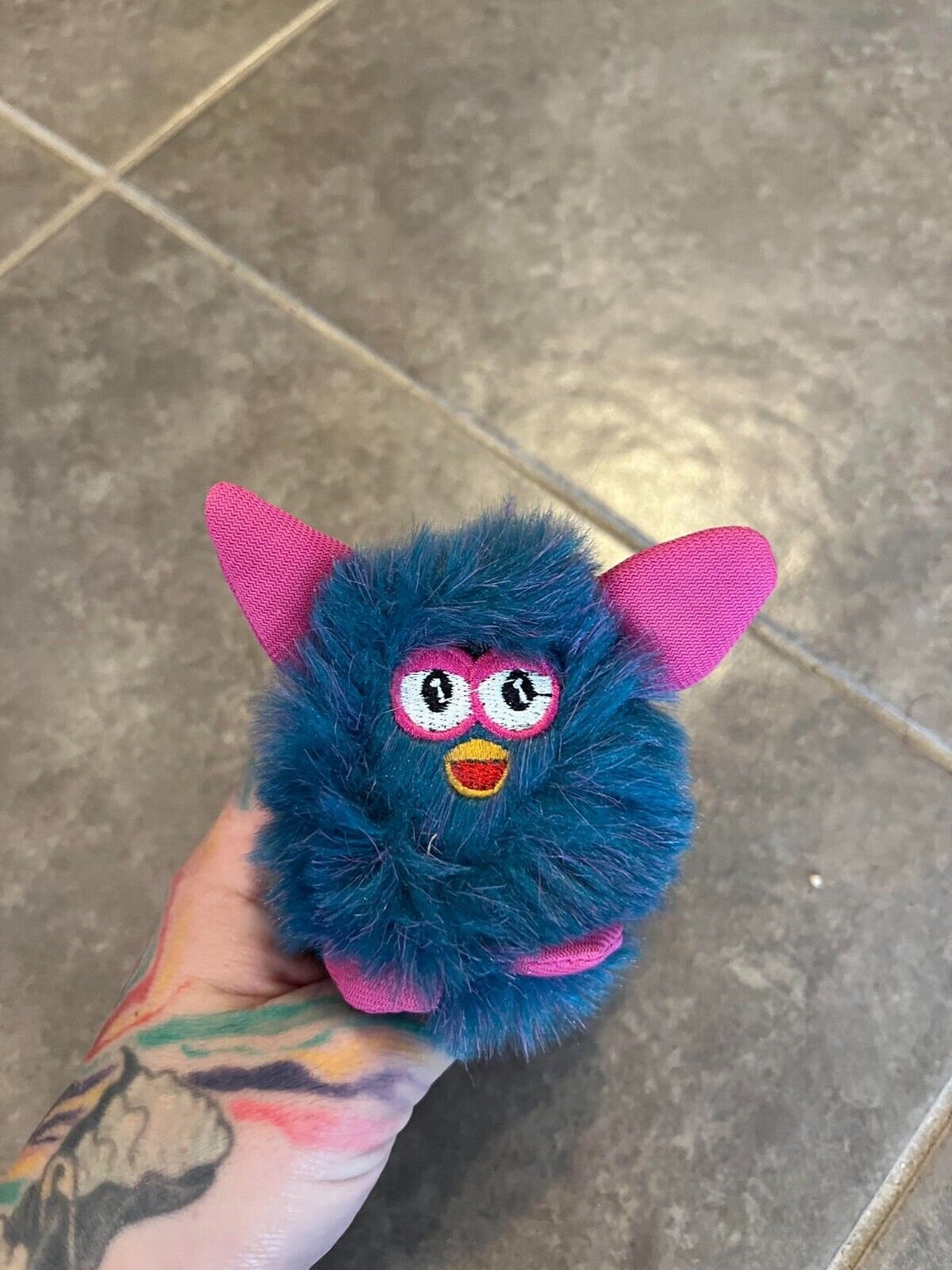 Vintage Mcdonalds Furby Plush Pink Blue 3 Inch - Etsy