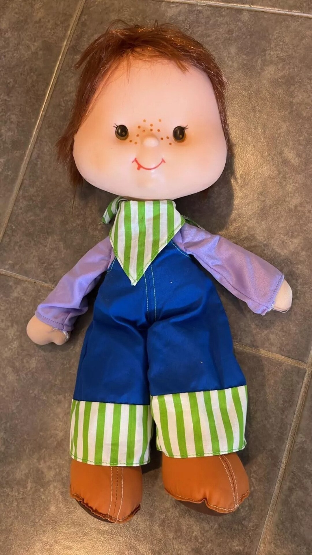 Rare 1980 Huckleberry Pie Strawberry Shortcake Big Head Doll 16 - Etsy