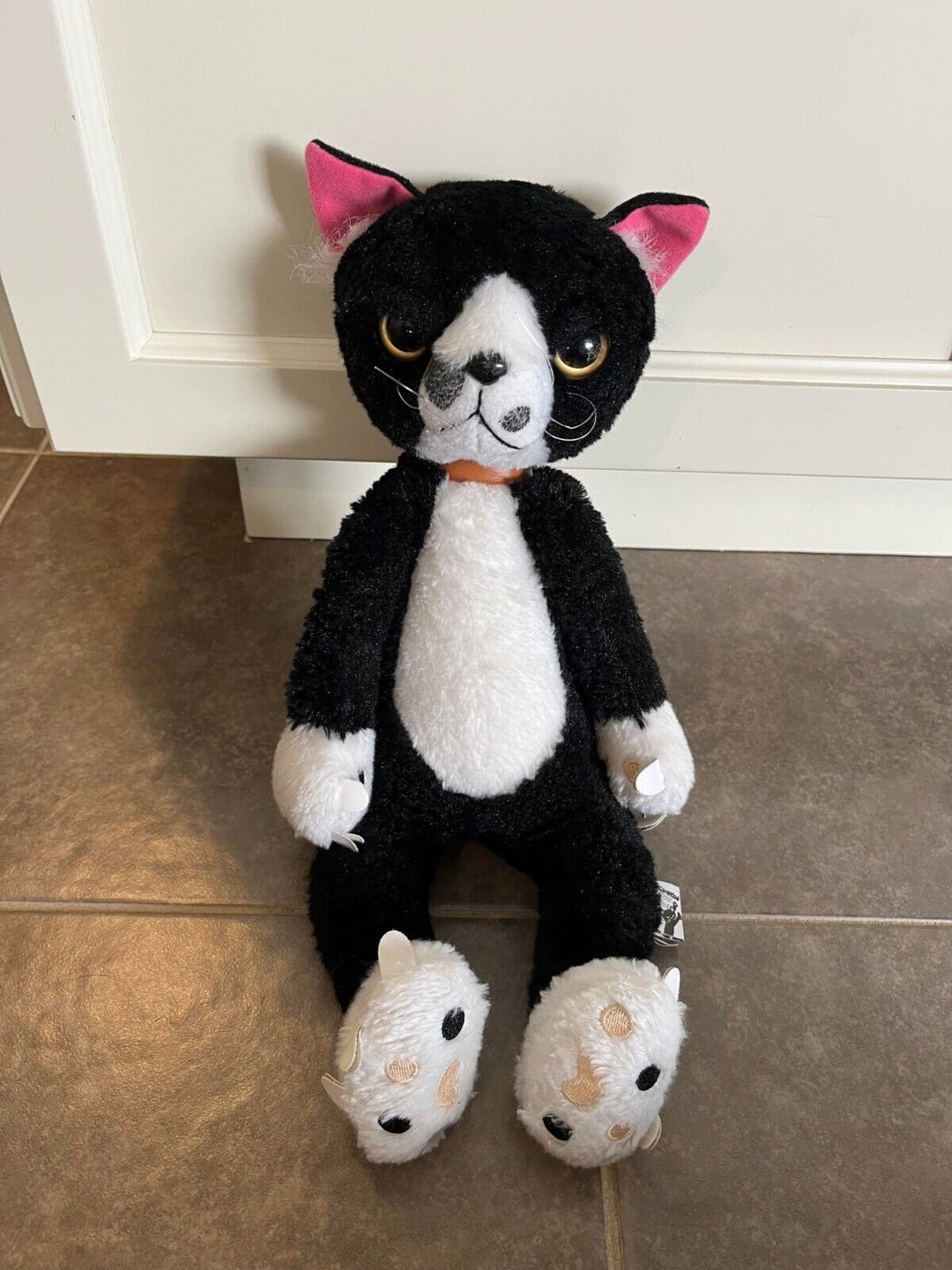 Scratch Kitten Plush Toy Moody Cat Plush 15 Inch - Etsy