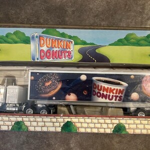 Dunkin Donuts Tractor Trailer Die Cast Semi Truck Limited Edition ...