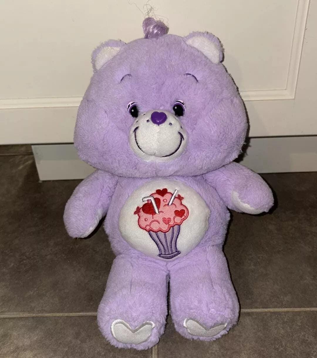 Share Bear Care Bear Purple Ice Cream Plush 13" - Etsy