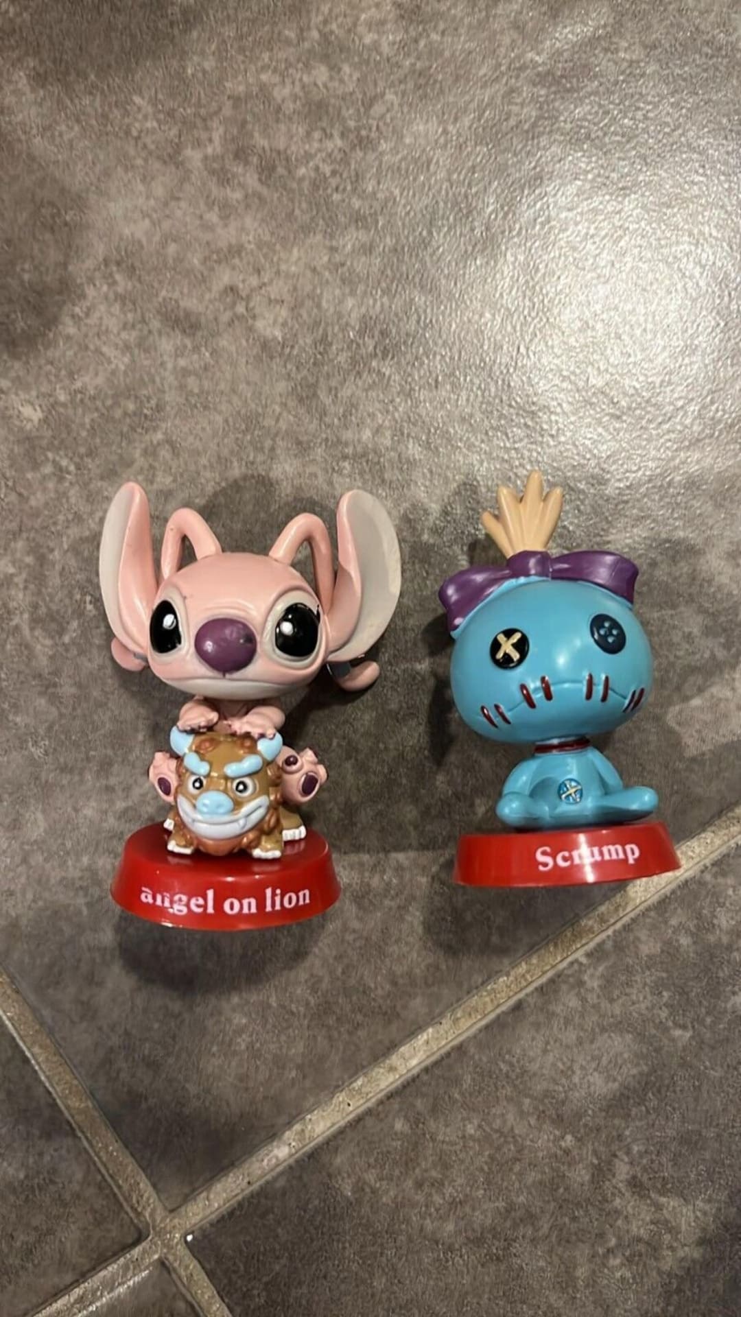 Disney Lilo & Stitch Angel on Lion and Scrump 2" Mini Figures - Etsy UK