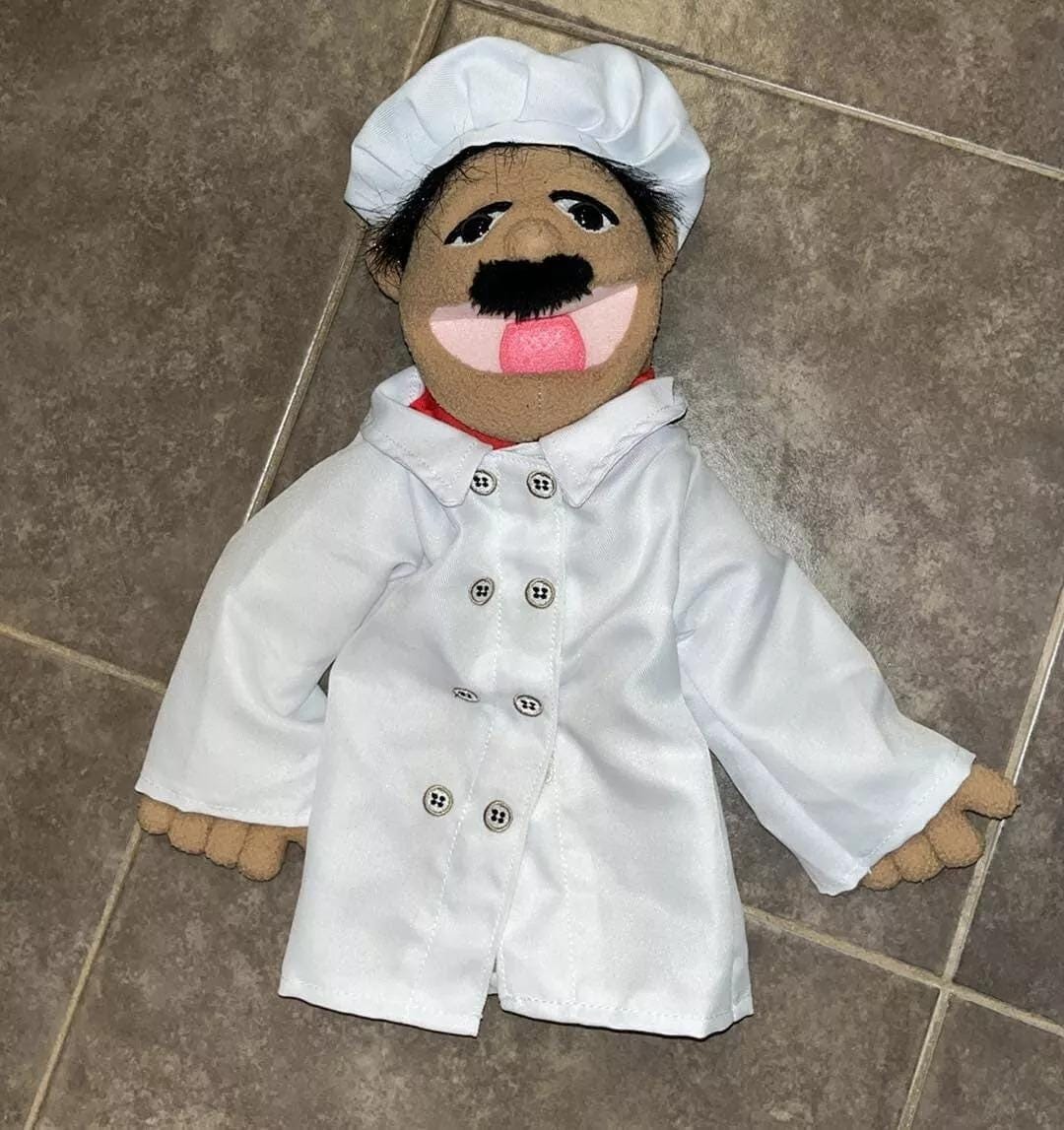 Chef Alfredo Hand Puppet No Stick 13" - Etsy