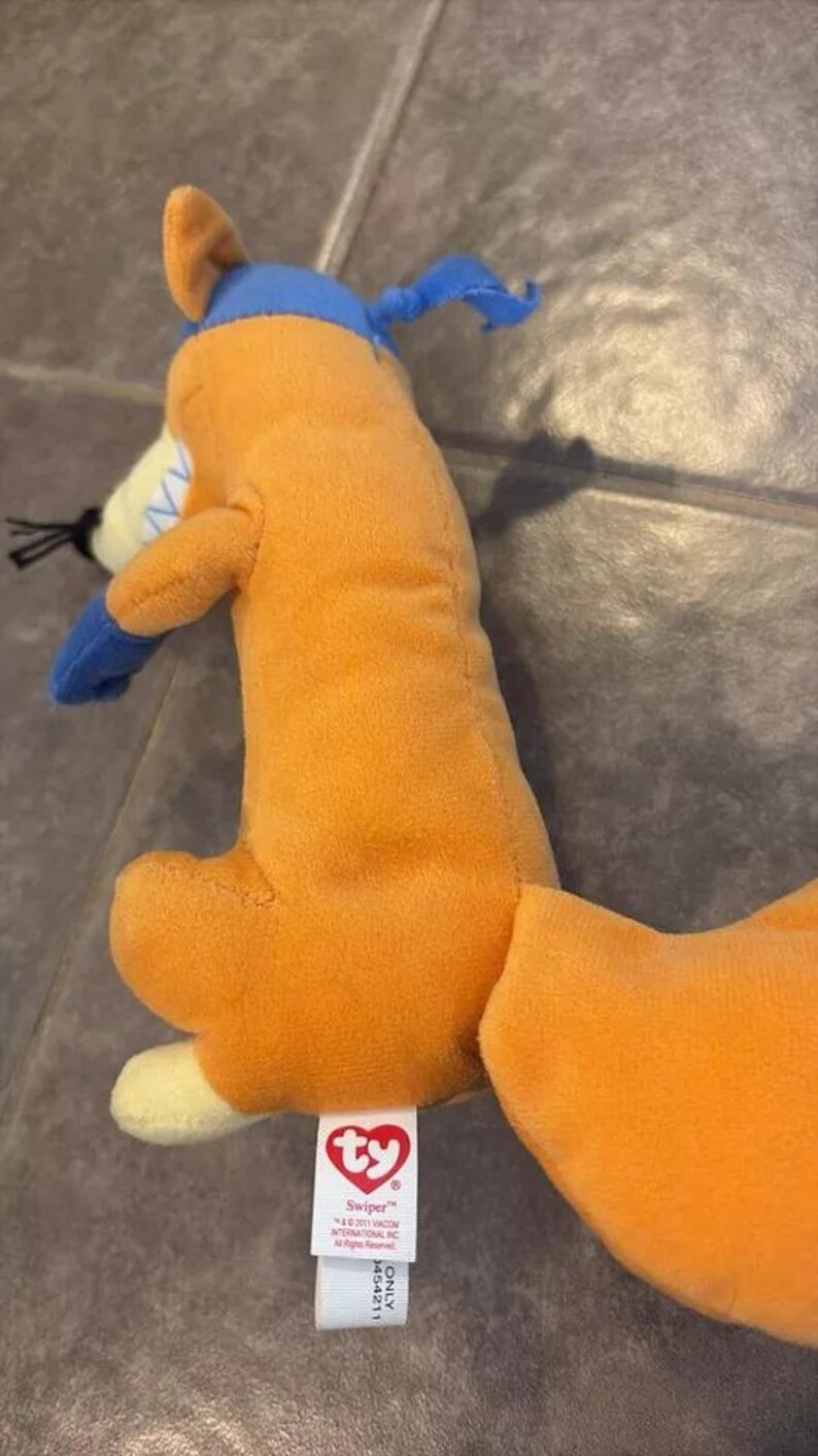 TY Swiper the Fox Plush Dora the Explorer Stuffed Animal Toy 7 - Etsy