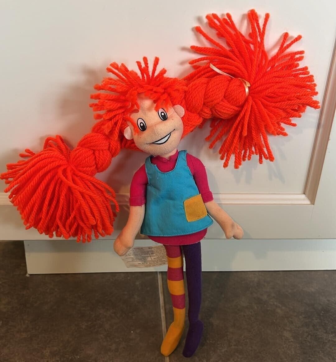 Vintage 1997 Pippi Longstocking Doll Plush 11 Rare - Etsy