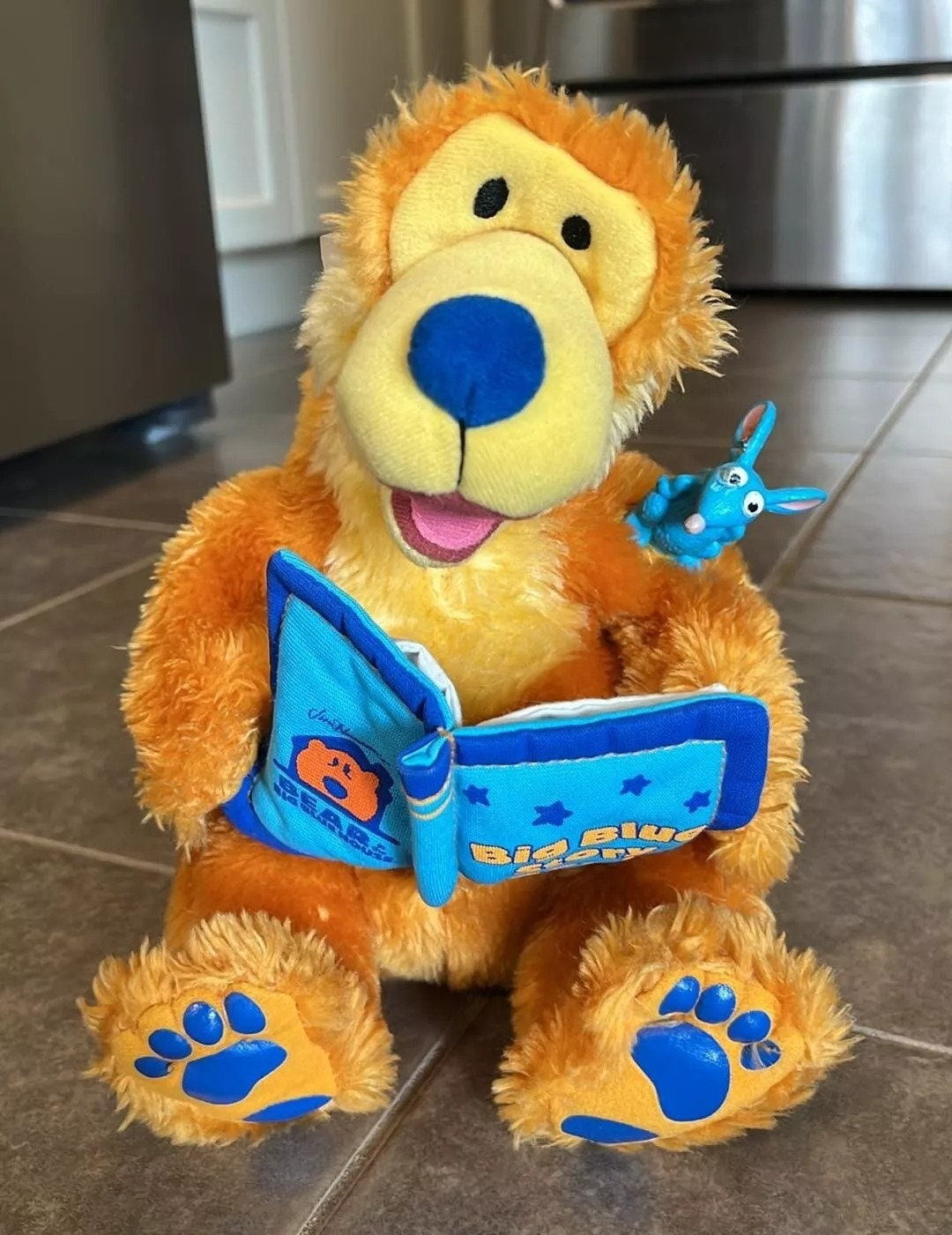 2000 Bear in the Big Blue House Storytelling Talking Plush Toy RARE READ DES!! - Etsy