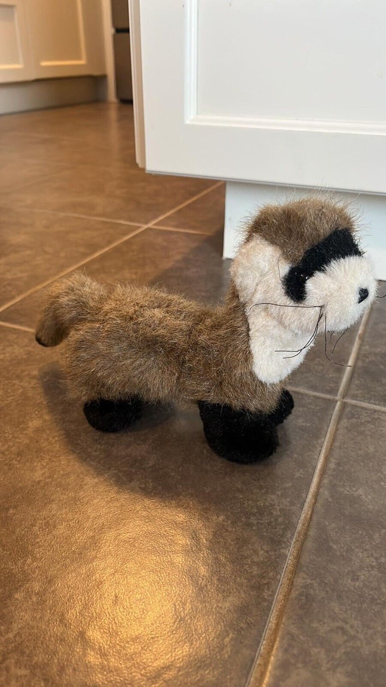Plush Black Footed Ferret 9 Soft Stuffed Animal Toy - Etsy