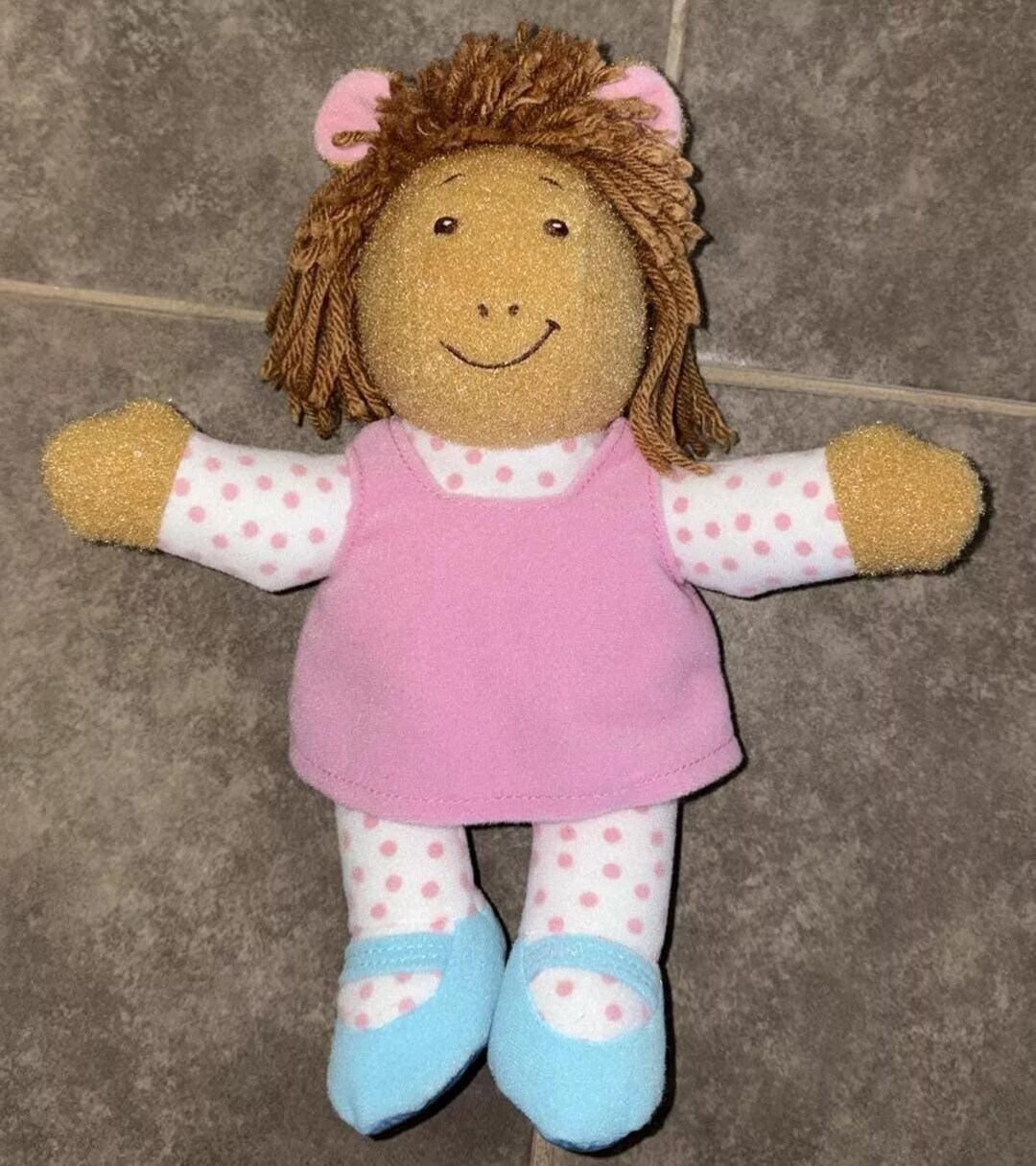 1996 Playskool Arthur Sister D.W Talking Plush Soft Toy Stuffed Animal ...