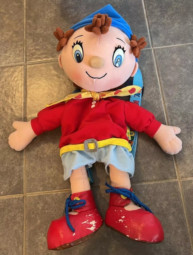 Vintage Noddy the Elf Plush Backpack 20 Rare READ DESCRIPTION - Etsy