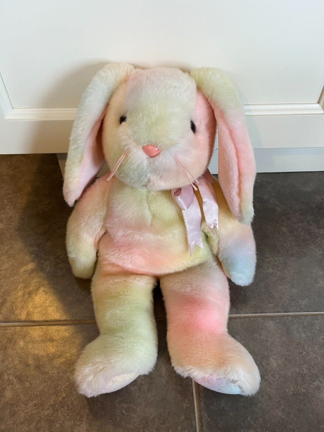TY 1999 Hippie Beanie Buddy Tie Dye Easter Bunny Rabbit - Etsy