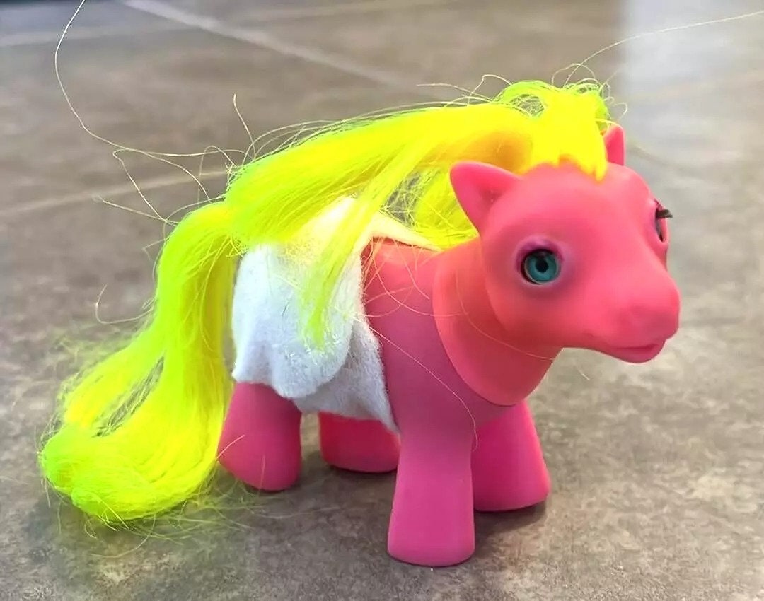 1986 Vintage Hasbro My Little Pony G1 MLP Beddy Bye Eyes Ponies Baby ...