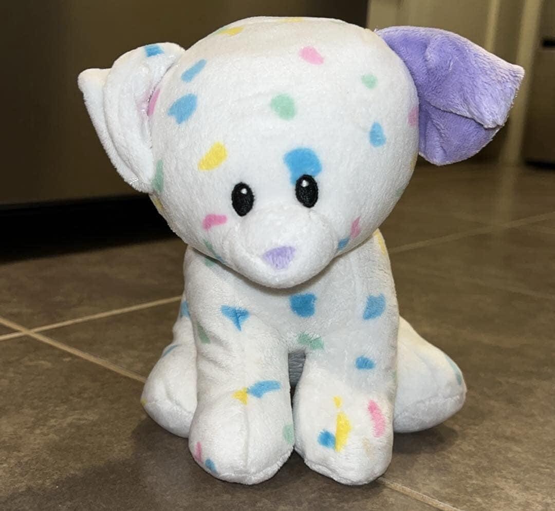 Ty Baby Sprinkles the Dog 7 Confetti Speckled Stuffed Animal Plush - Etsy