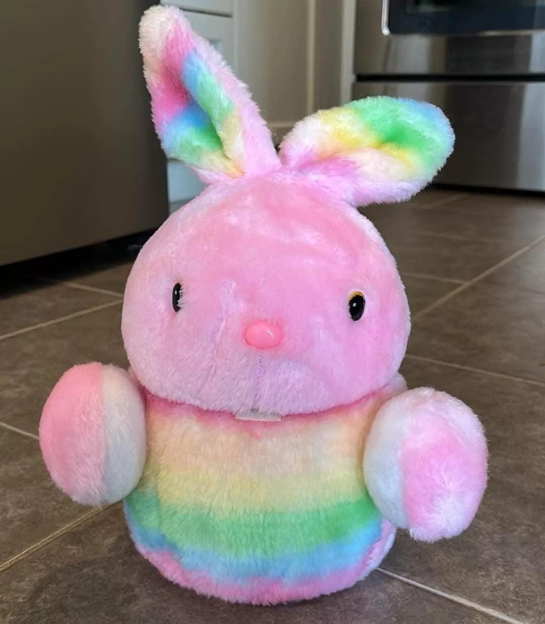 Vintage 1980s KEDIO Toy Company Pastel Bunny Plush Trinket Box Kawaii ...