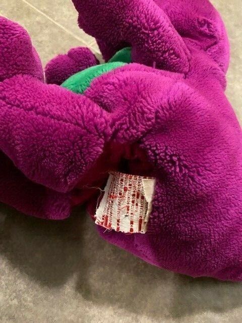 Vintage Barney the Dinosaur Plush Hand Puppet - Etsy