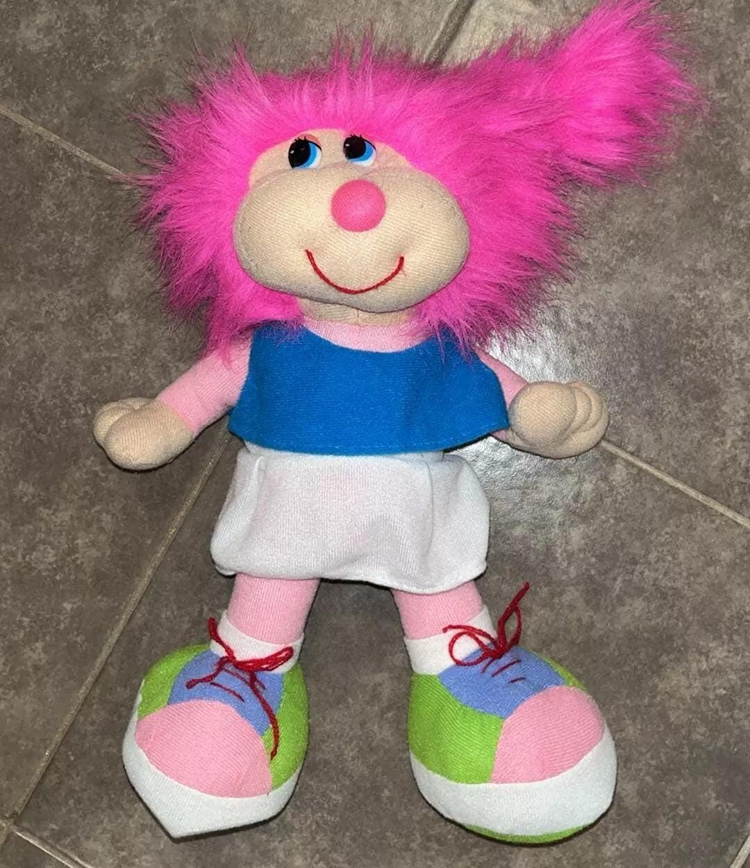 Vintage Pink Hair Plush Dog Poochie Like Stuffed Animal 13" - Etsy