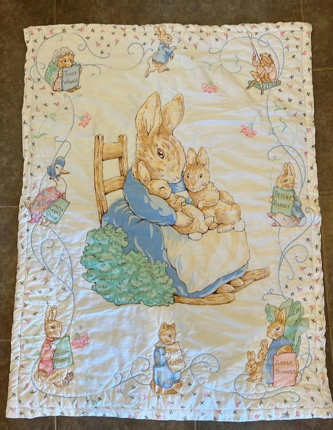 Beatrix Potter Peter Rabbit Baby Quilt Comforter Blanket 40x30 - Etsy